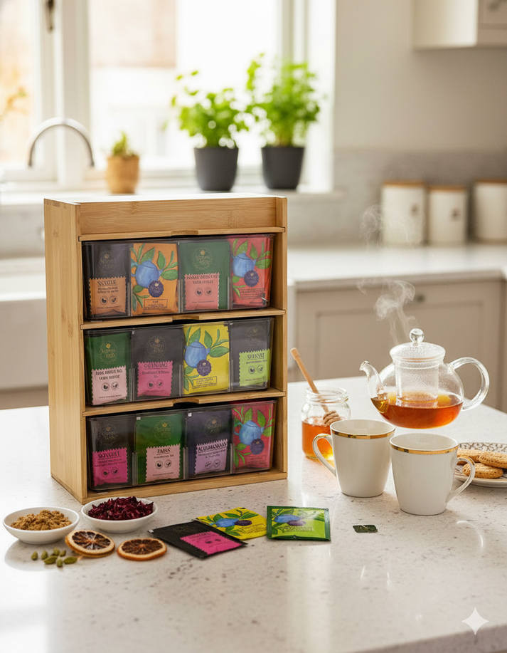 Karma Kettle - Tea Bar - 12 x 12 = 144 Teas – Sarvak
