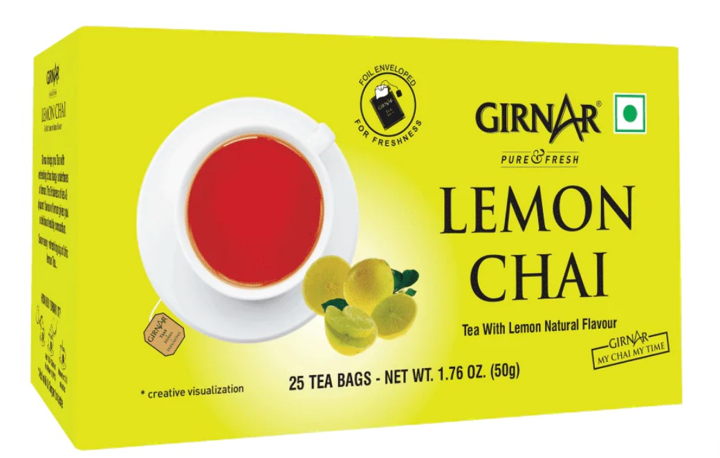 Girnar - Black Tea - Lemon - 25tb - Box of 25 – Sarvak
