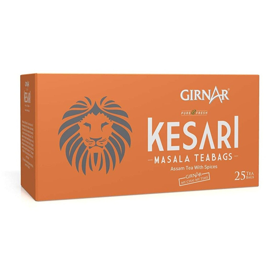 Girnar - Black Tea - Kesari (Masala) - 25tb - Box of 25 – Sarvak